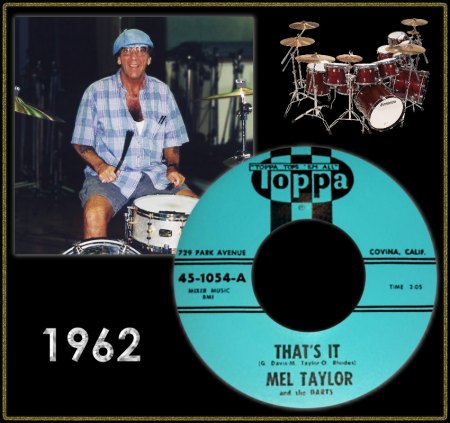 MEL TAYLOR, ab 1962 Drummer der Ventures · www.rocknroll-schallplatten ...
