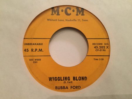 BUBBA FORD · www.rocknroll-schallplatten-forum.de